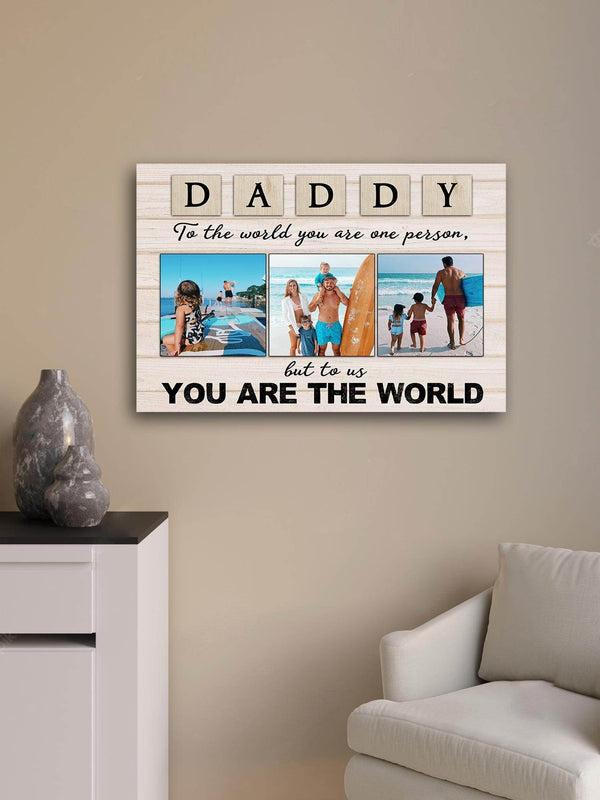 Personalized Canvas For Dad | Father's Day Gifts - Amor Custom Gifts