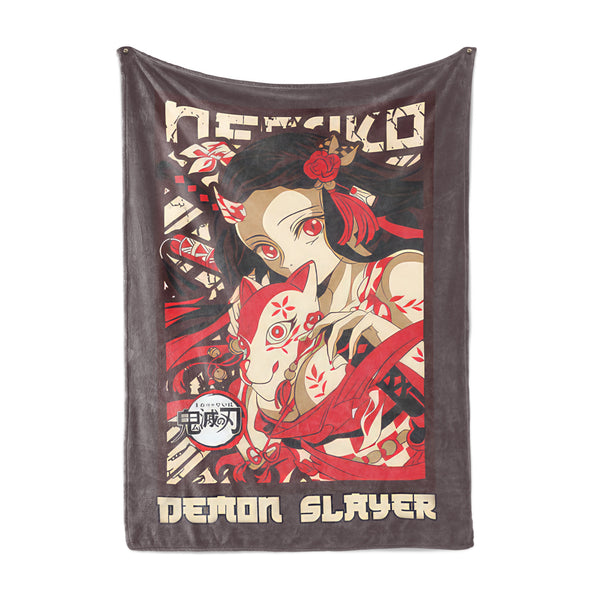 Kamado Nezuko Demon Slayer Personalized Blanket Gift – Amor Custom Gifts