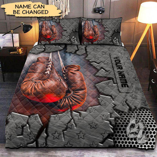 Personalized Quilt Bedding - Boxing Quilt Set | High Thread Count, Cozy ...