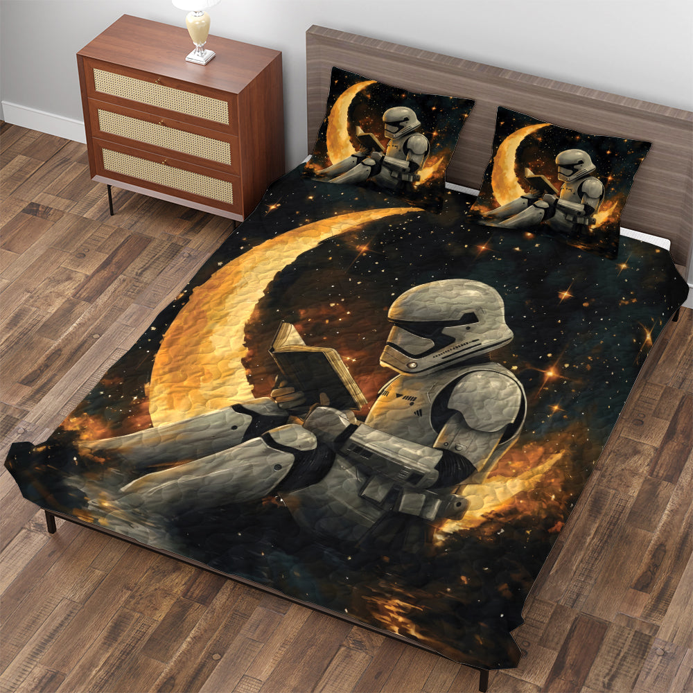 Stormtrooper Quilt Bedding Personalized 3-Piece Set – Crescent Moon ...