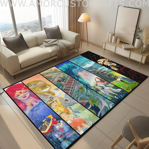 Studio Ghibli Rugs | Studio Ghibli Home Carpet, Mat, Home Decor - Mats ...