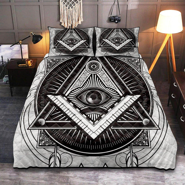 Illuminati Bedding Set – Personalized 3-Piece Quilt Bedding Set for ...