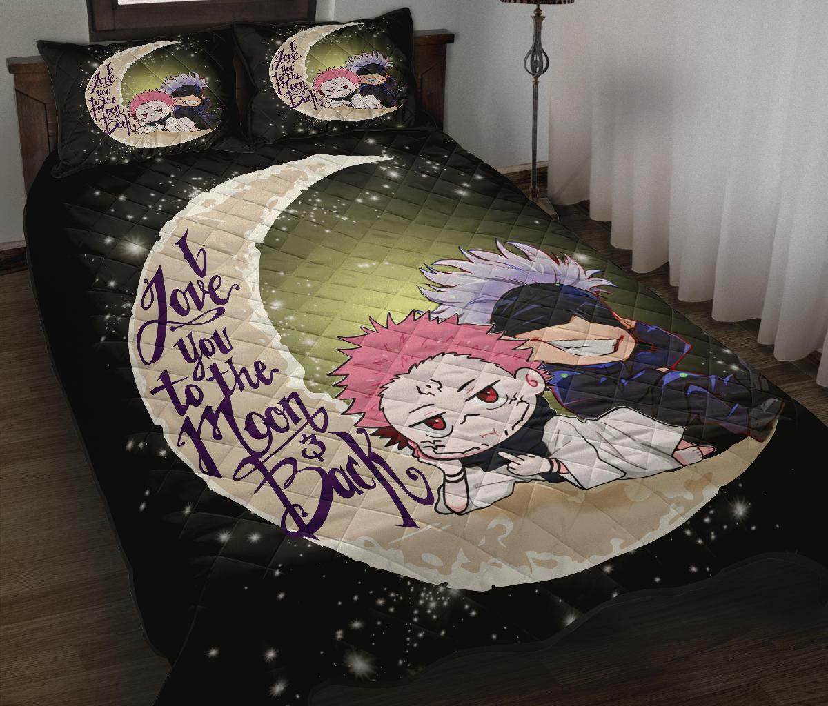Personalized Anime Jujutsu Kaisen Gojo Sukuna Chibi Character Bedding ...