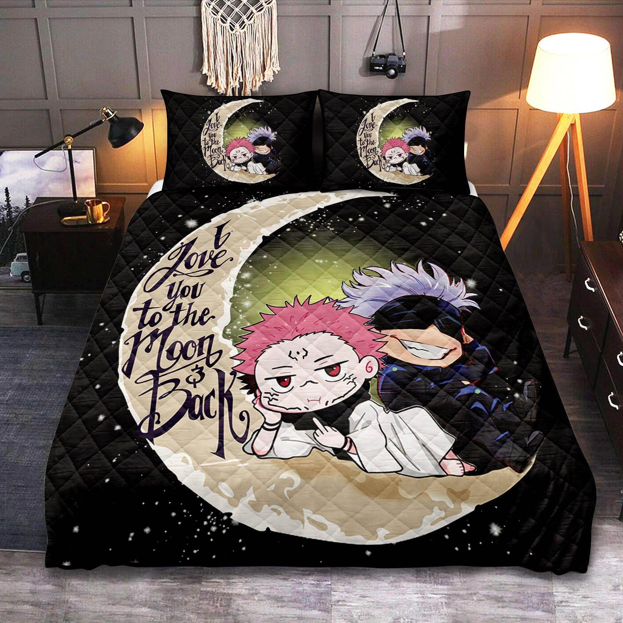 Personalized Anime Jujutsu Kaisen Gojo Sukuna Chibi Character Bedding ...