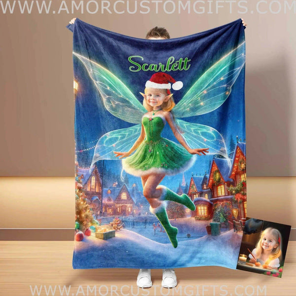 Personalized Fairy Tale Tinker Bell 1 Princess Blanket | Custom Name ...