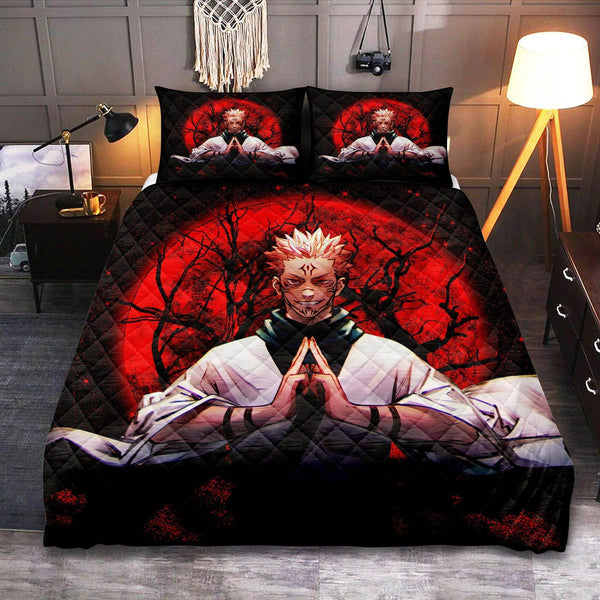 Sukuna Moonlight Bedding Set – Personalized 3-Piece Quilt Bedding Set ...